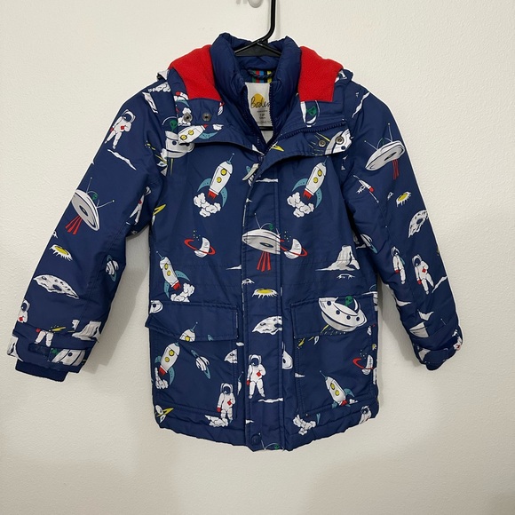 Boden | Jackets & Coats | Boden Boys Space Astronaut Blue Puffer Winter ...